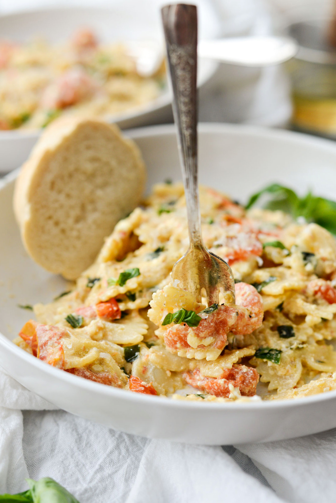Baked Feta Pasta with Burst Cherry Tomatoes - Simply Scratch
