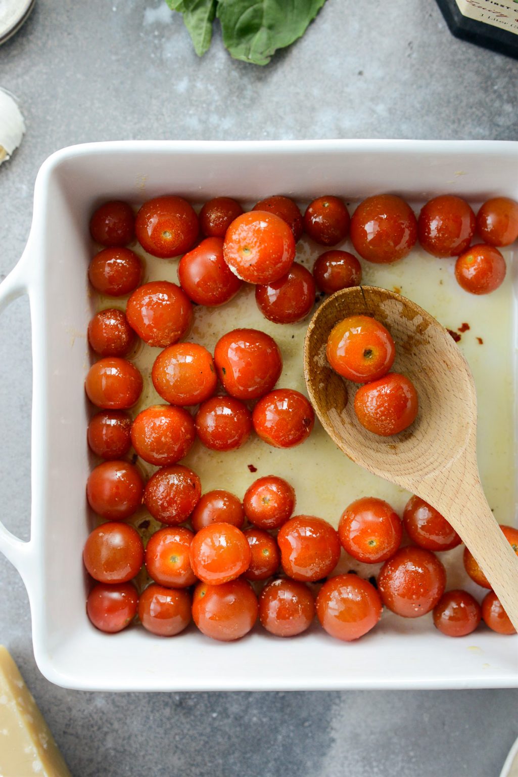 Baked Feta Pasta with Burst Cherry Tomatoes - Simply Scratch
