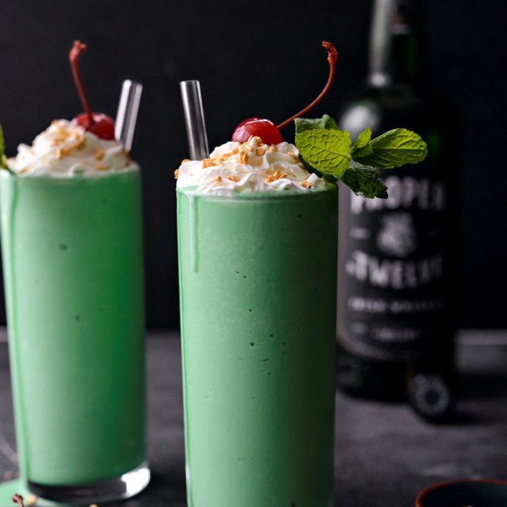 Boozy Shamrock Shake - Simply Scratch