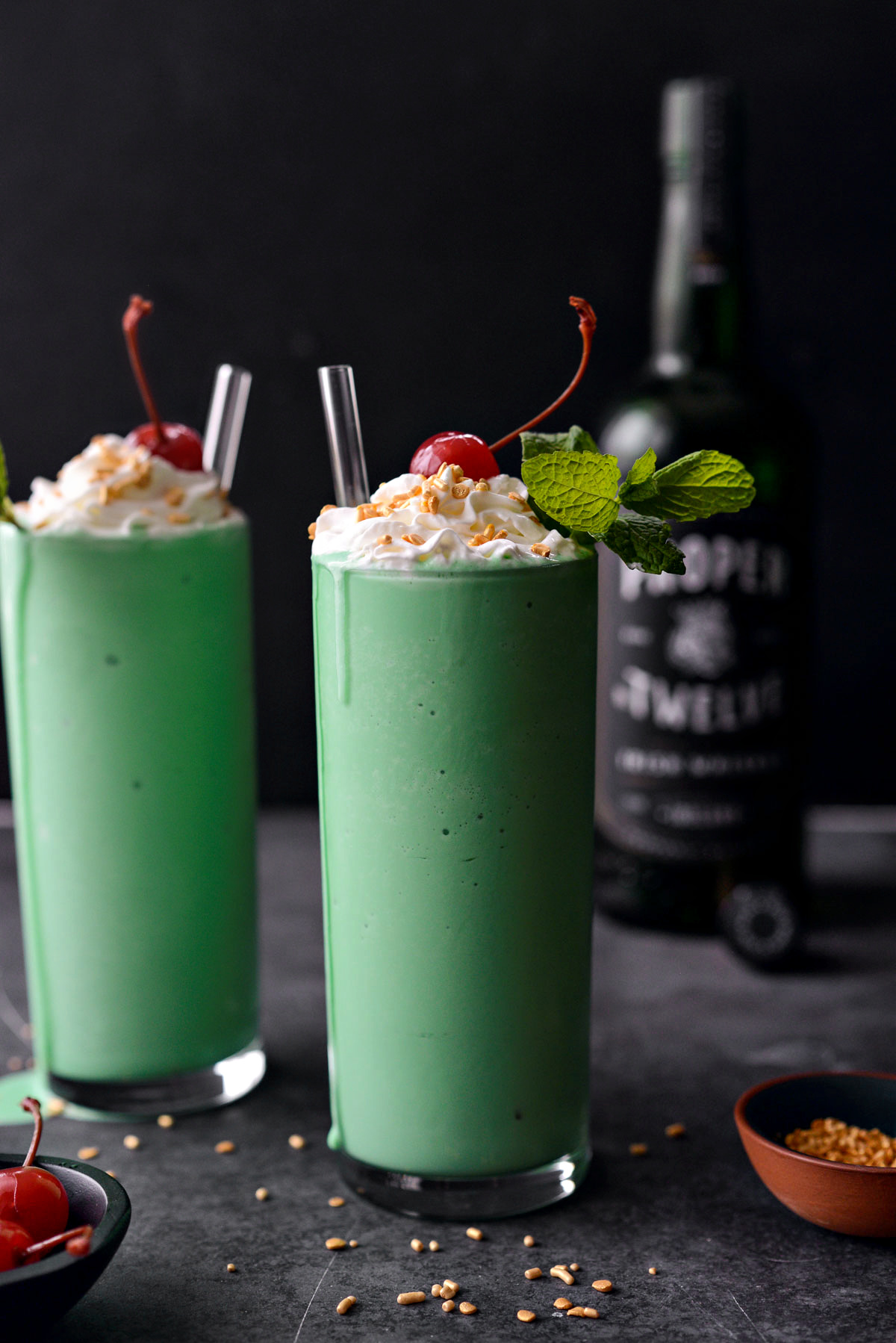 Boozy Shamrock Shake - Simply Scratch