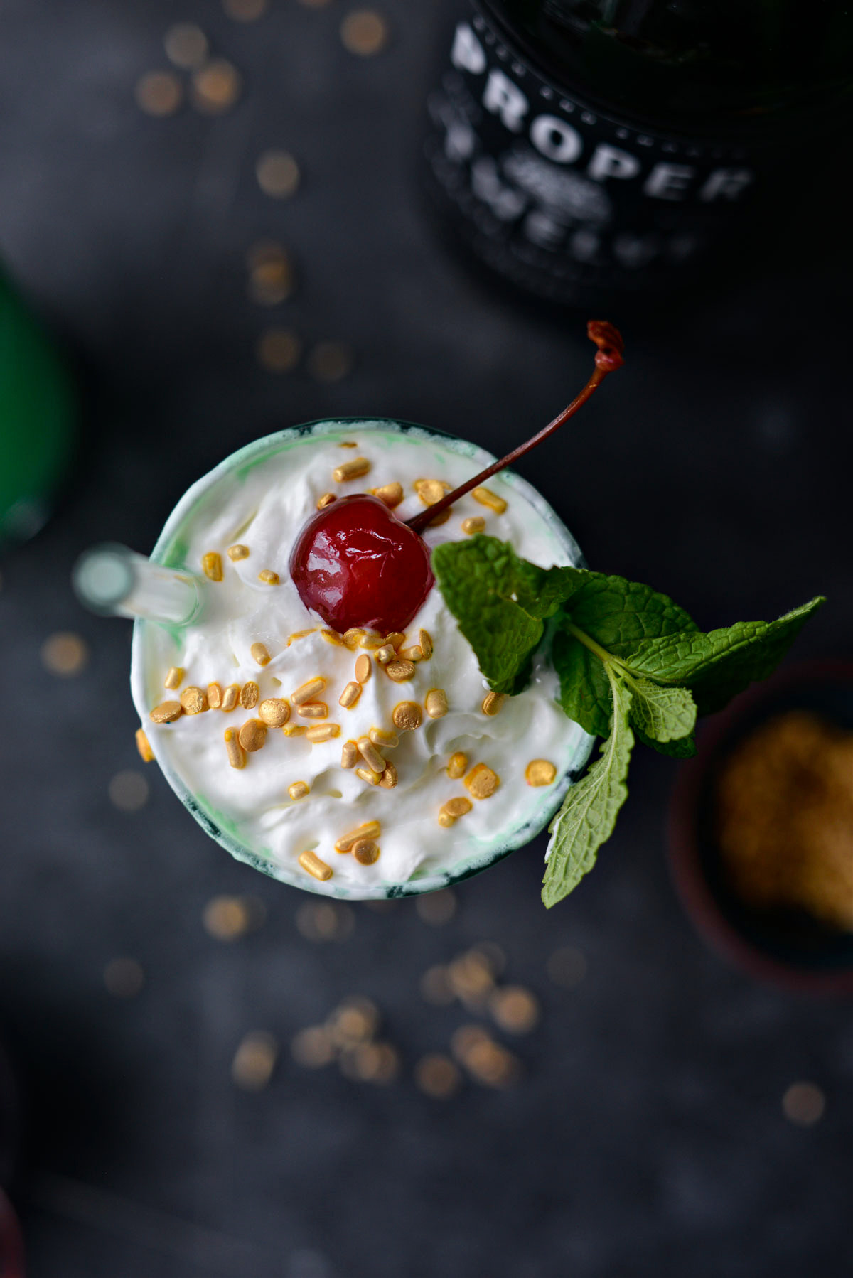 Boozy Shamrock Shake - Simply Scratch
