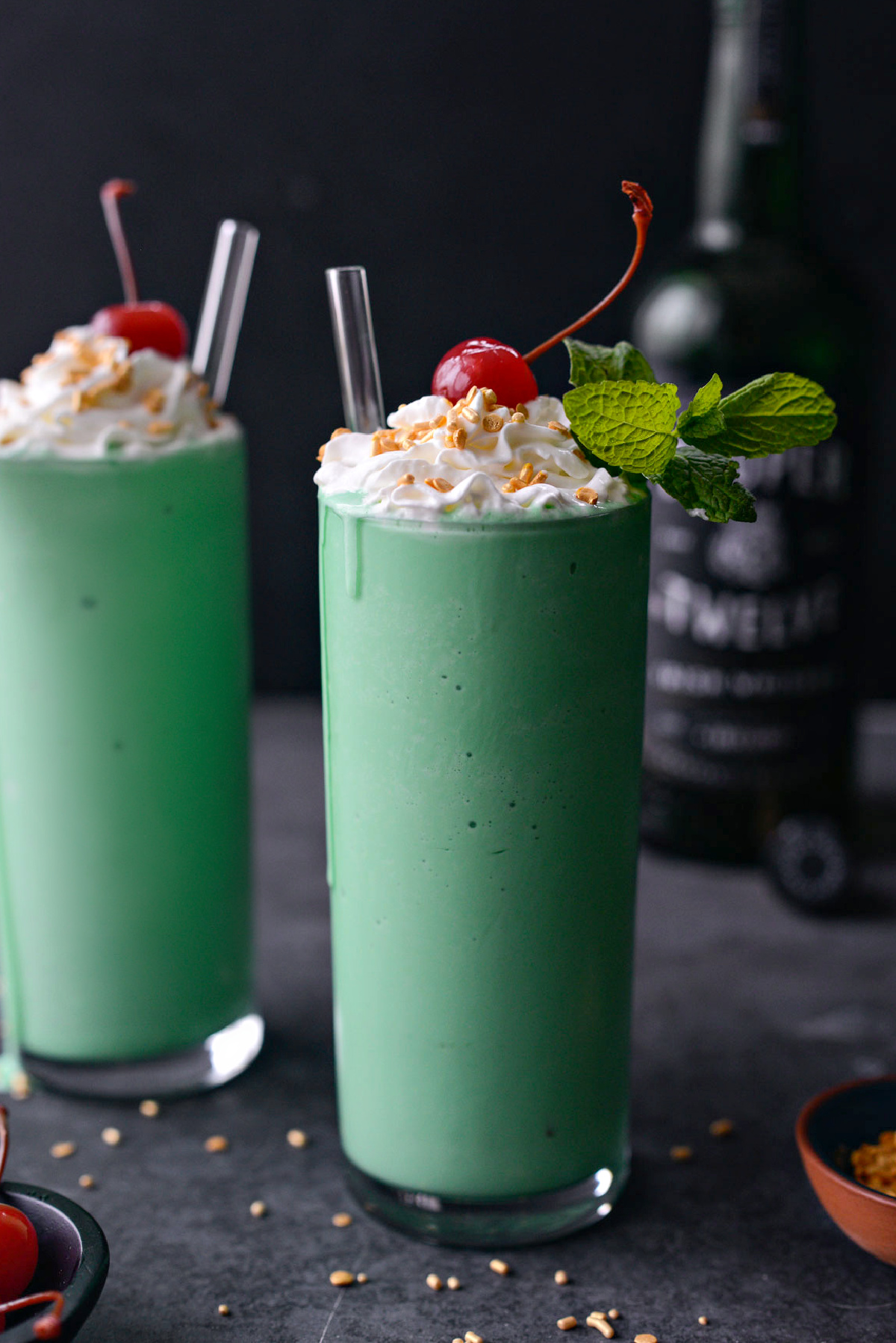 Boozy Shamrock Shake - Simply Scratch