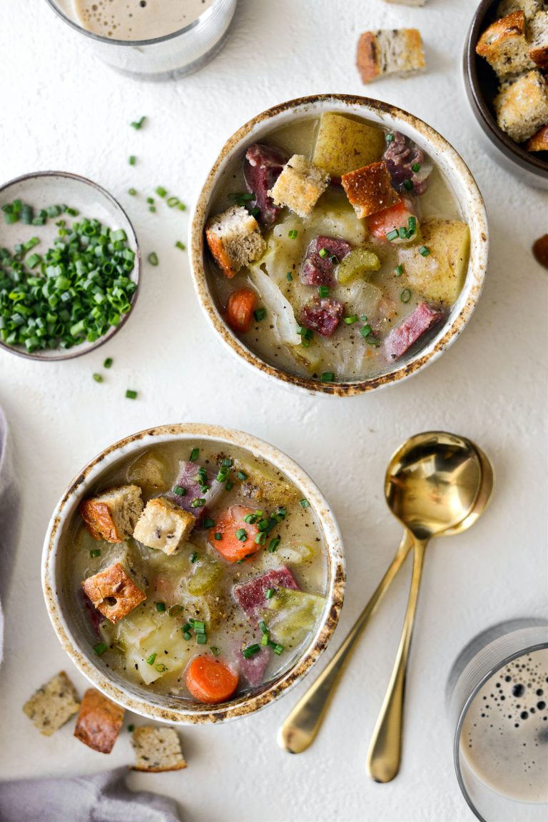 Corned Beef and Cabbage Chowder - Simply Scratch