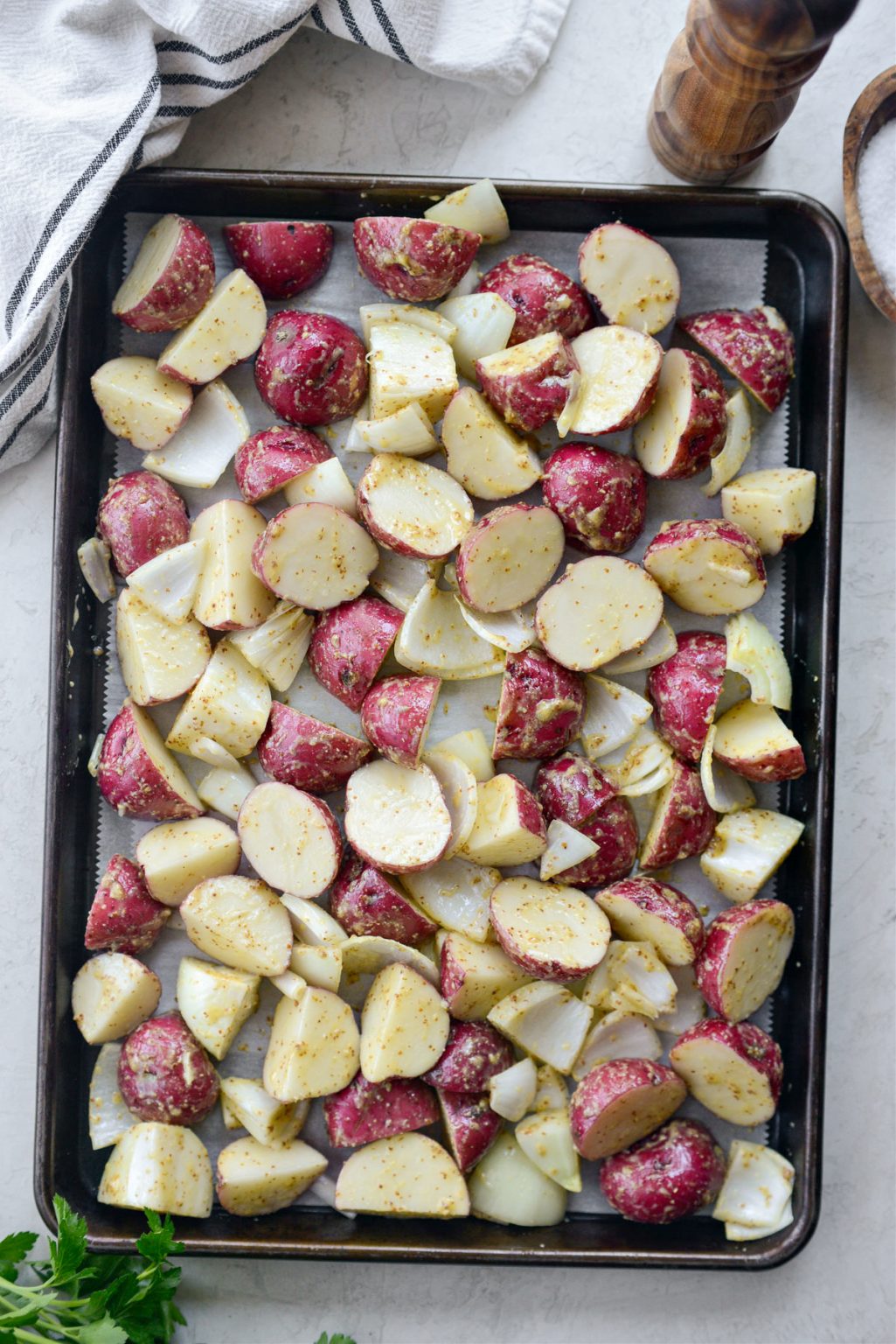 Dijon Roasted Redskin Potatoes - Simply Scratch