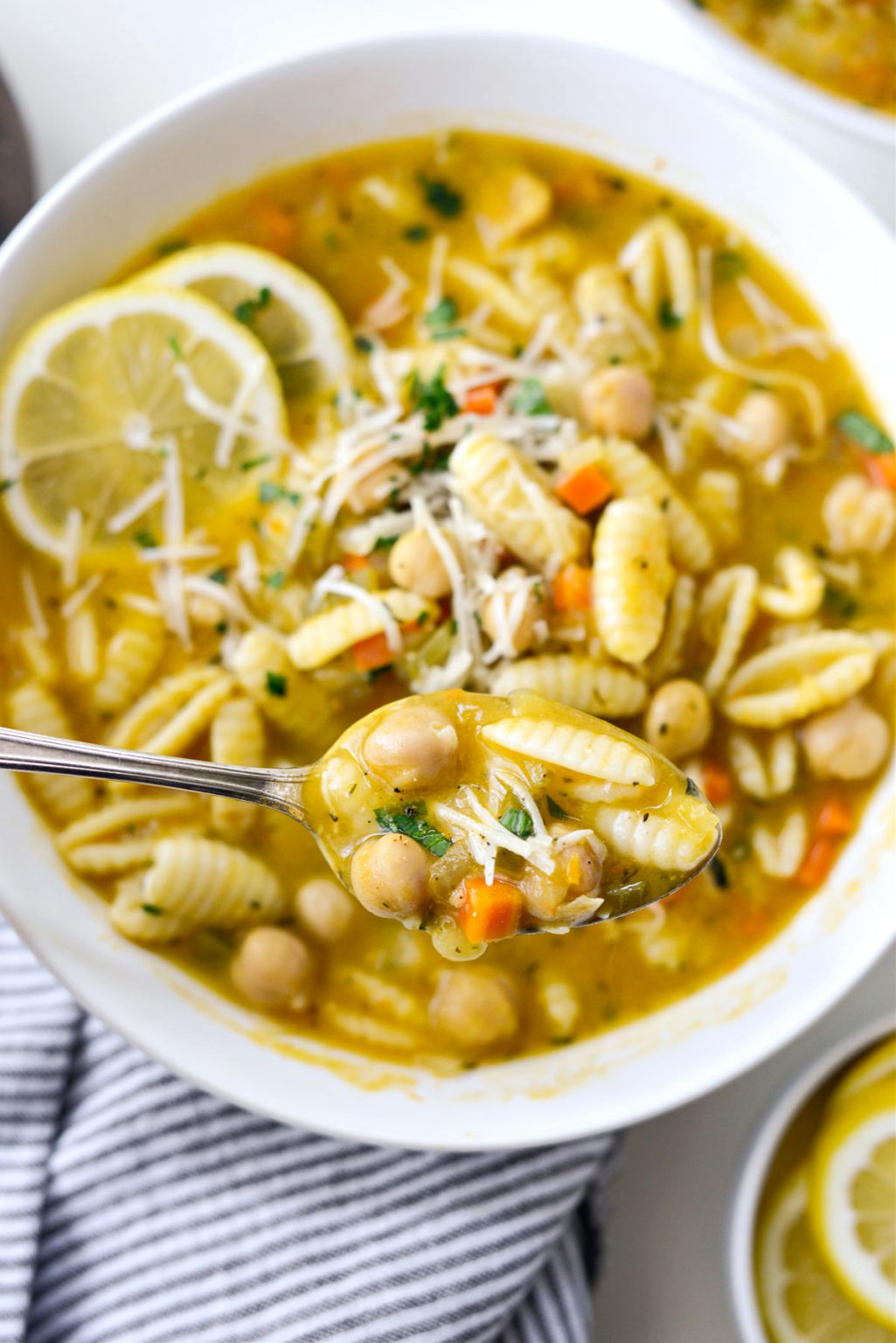 Lemon Chickpea Soup - Simply Scratch