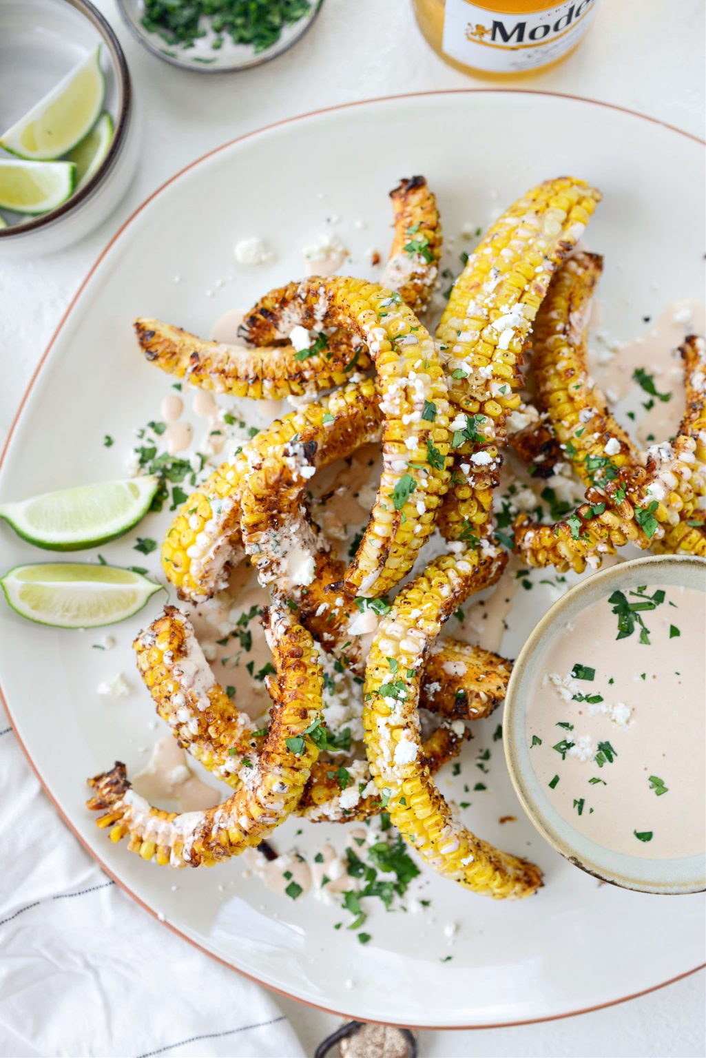 Air Fryer Corn Ribs - Simply Scratch