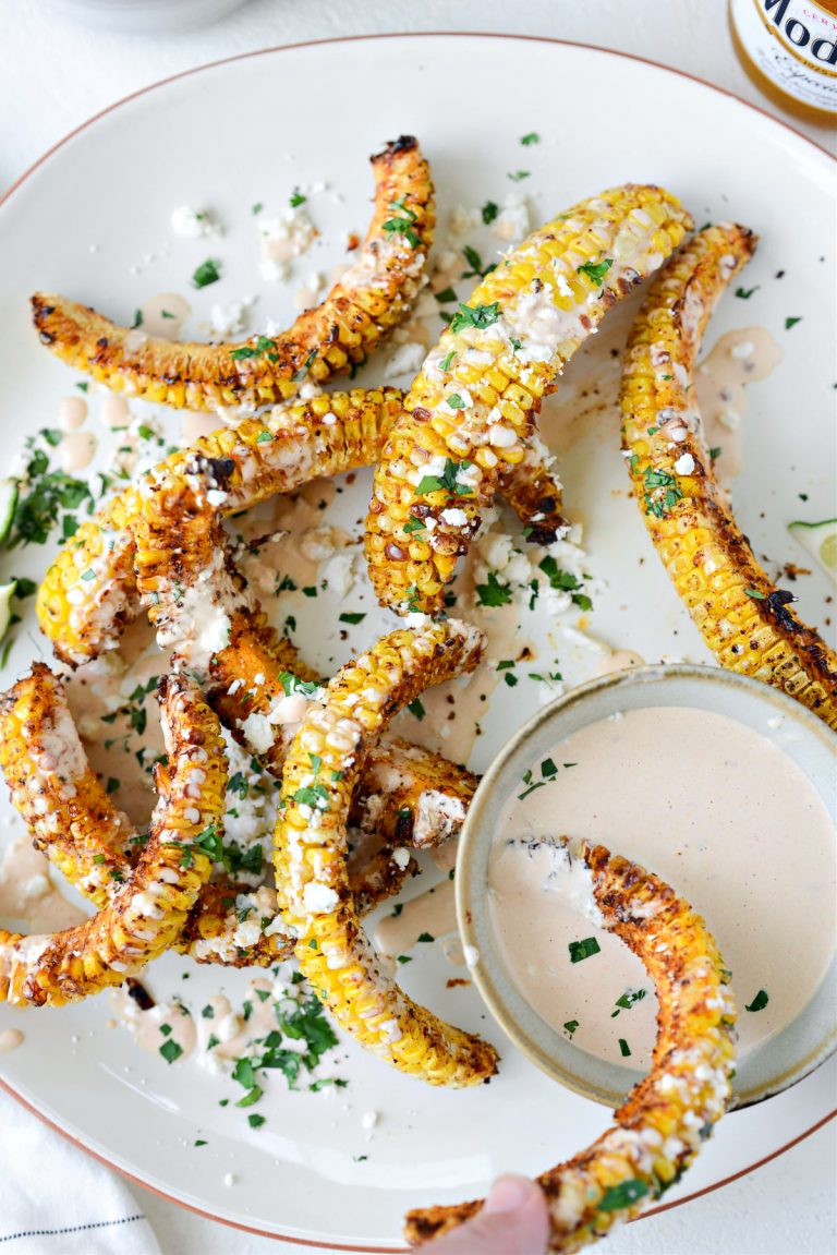 Air Fryer Corn Ribs - Simply Scratch