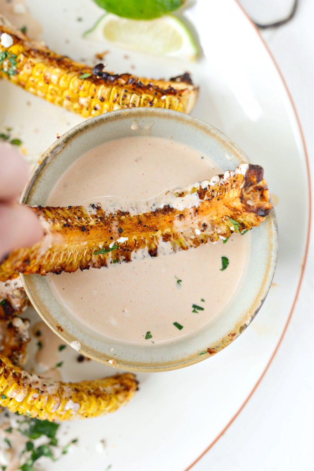 Air Fryer Corn Ribs - Simply Scratch