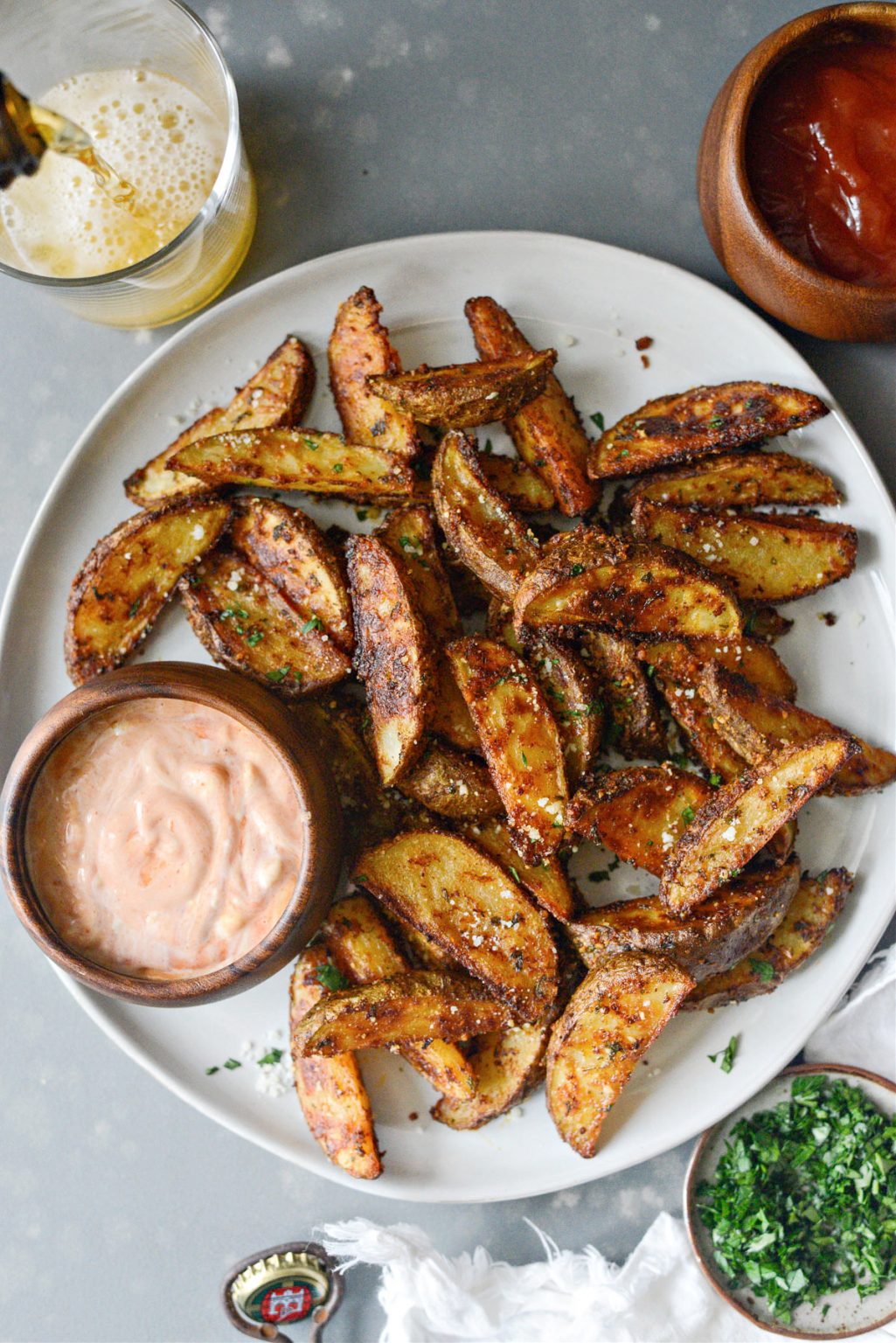 Crispy Potato Wedges - Simply Scratch