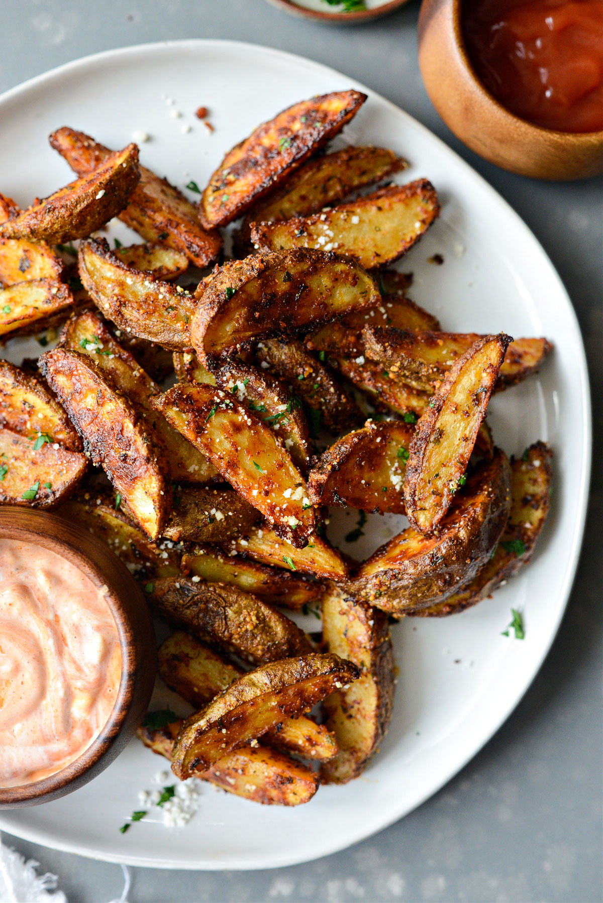 Crispy Potato Wedges - Simply Scratch