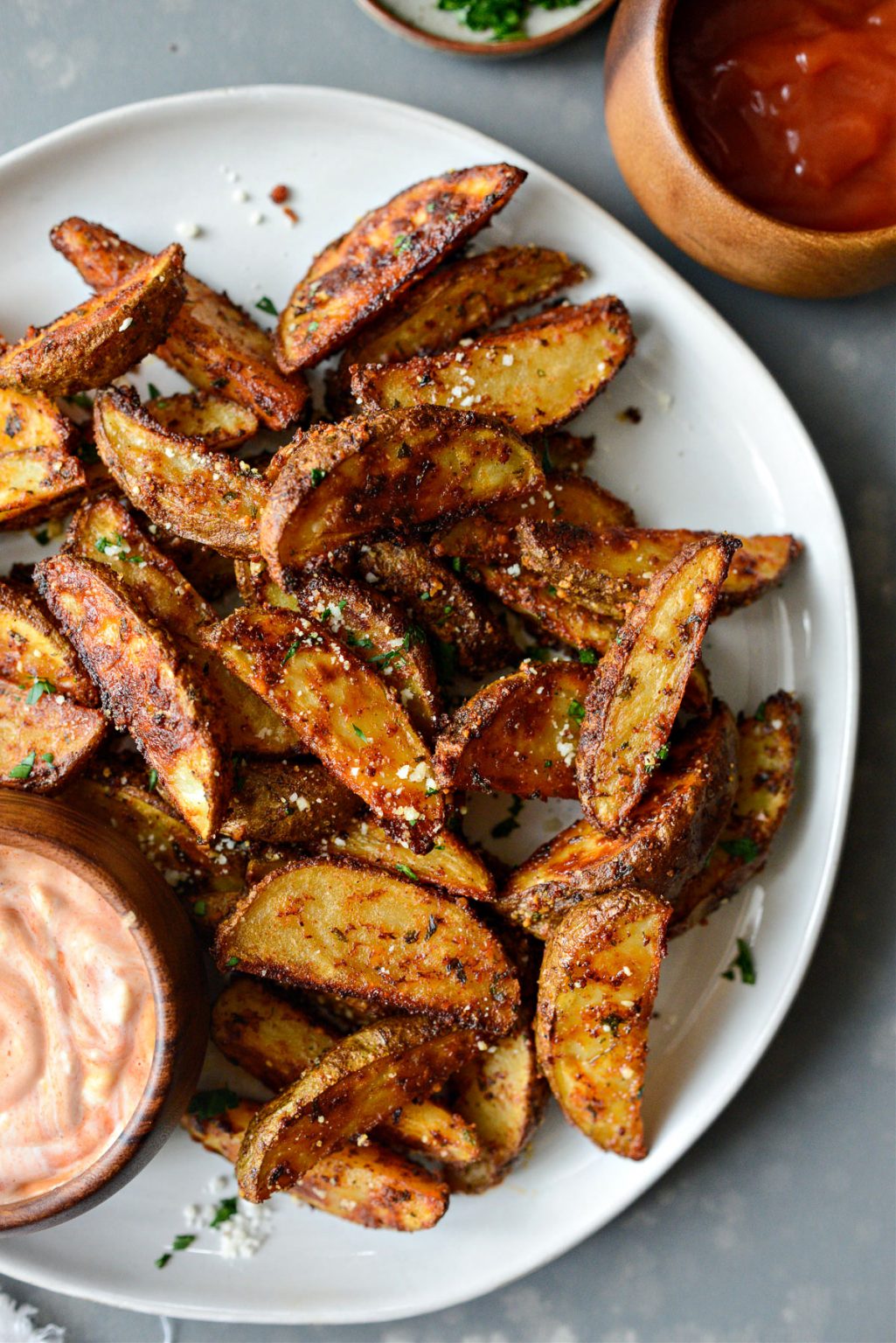 Crispy Potato Wedges - Simply Scratch