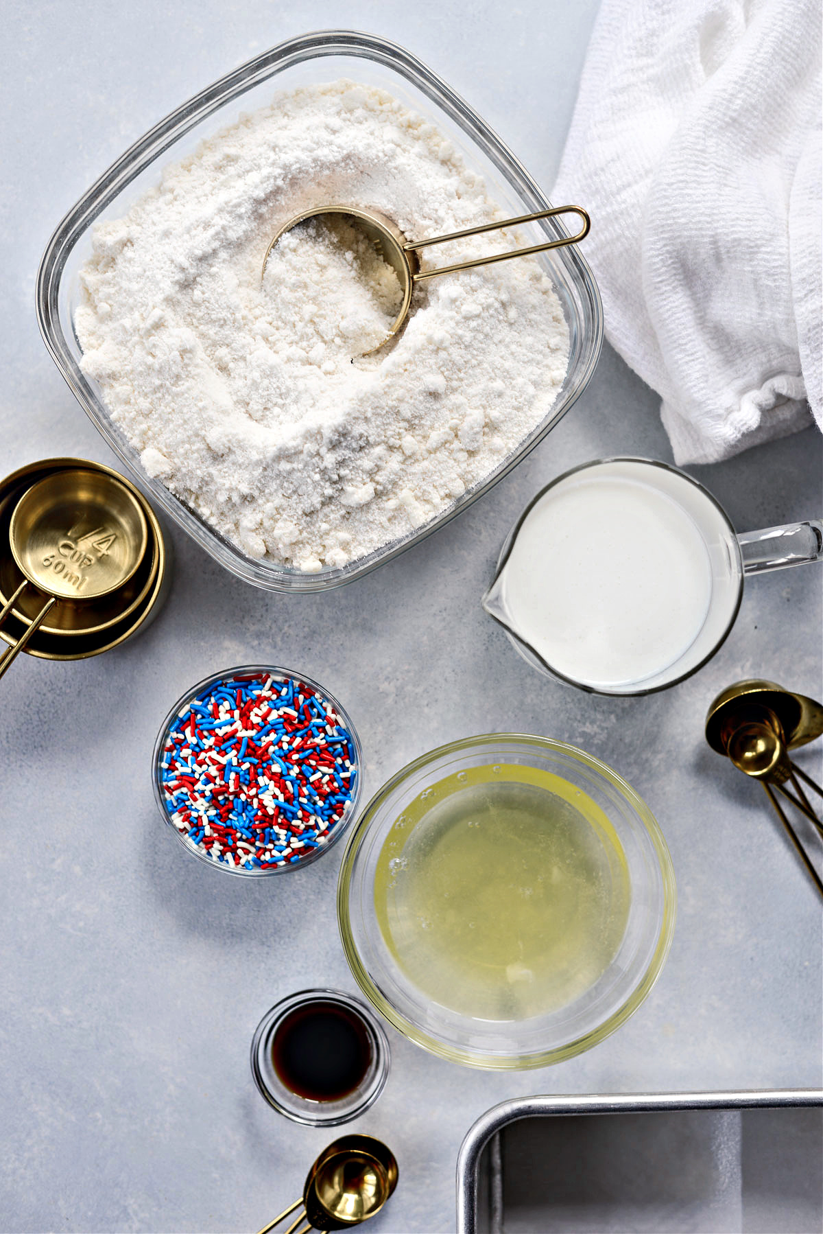Red White and Blue Funfetti Cake - Simply Scratch