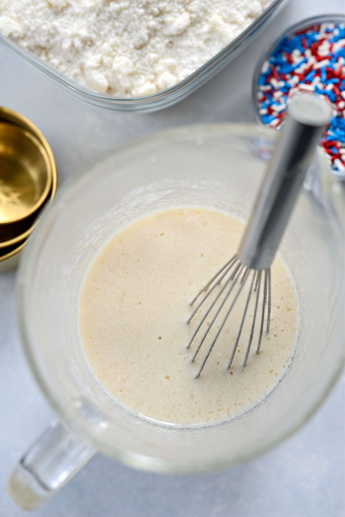 Red White and Blue Funfetti Cake - Simply Scratch