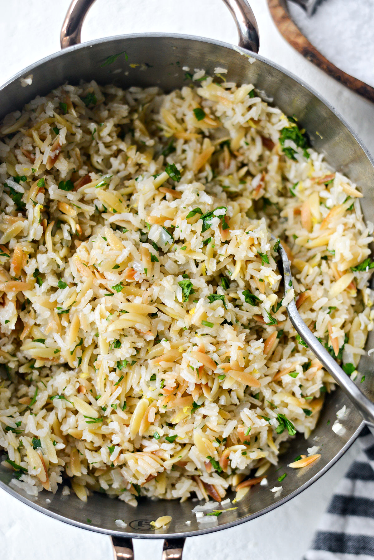 Greek Lemon Rice Pilaf - Simply Scratch