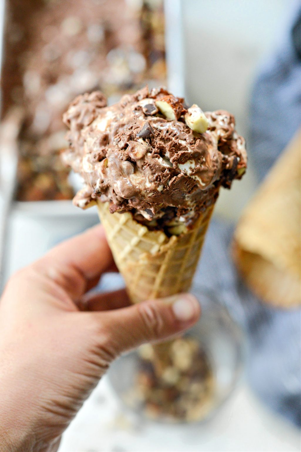 No-Churn Heavenly Hash Ice Cream - Simply Scratch