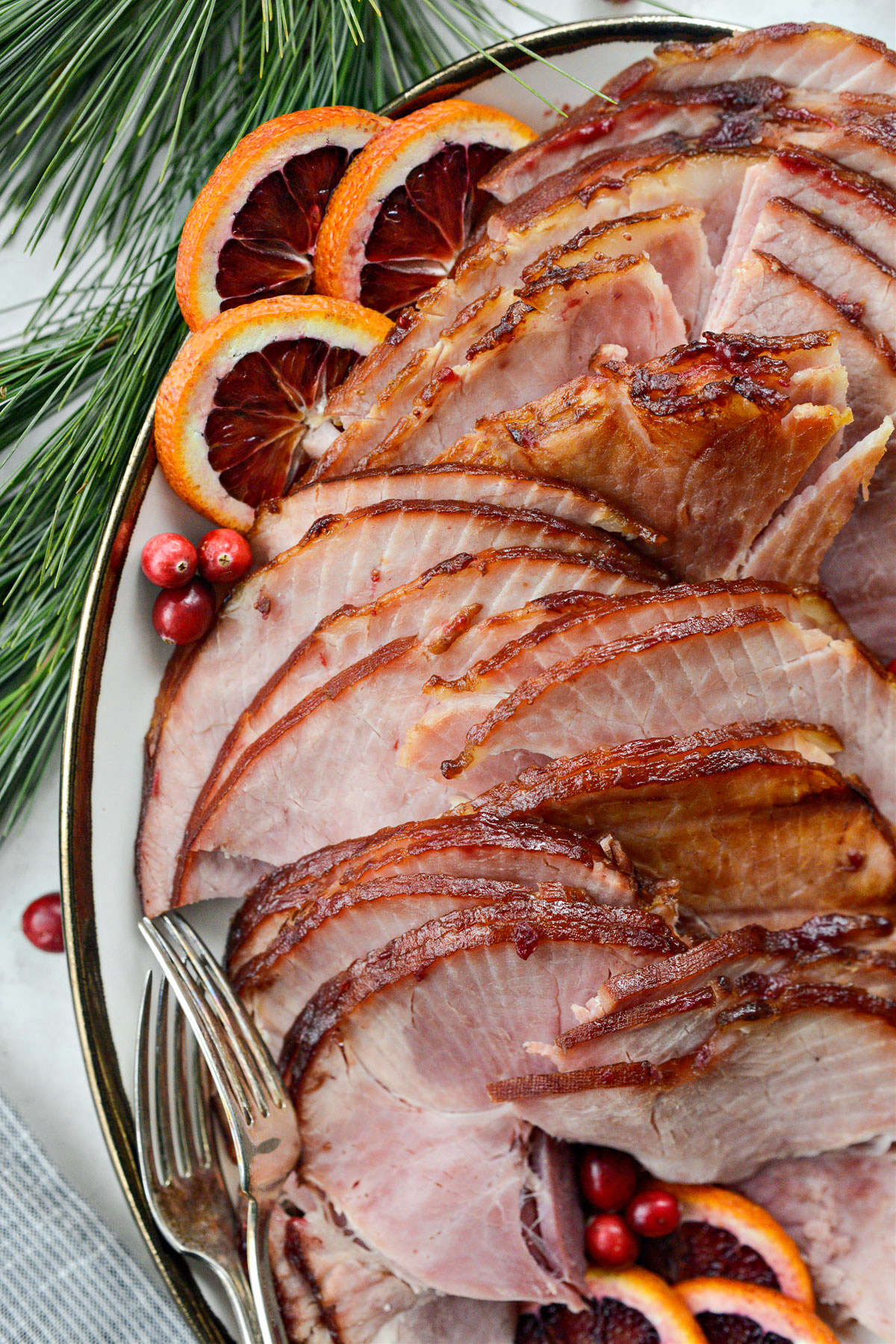 Cranberry Glazed Ham - Simply Scratch