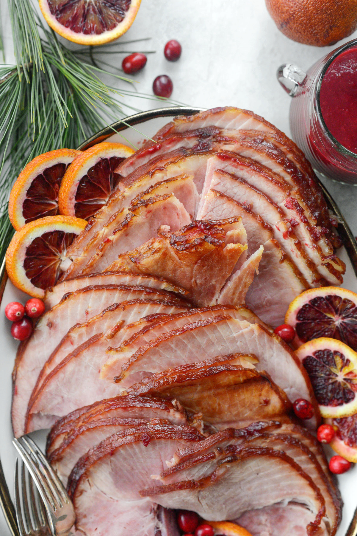 Cranberry Glazed Ham - Simply Scratch