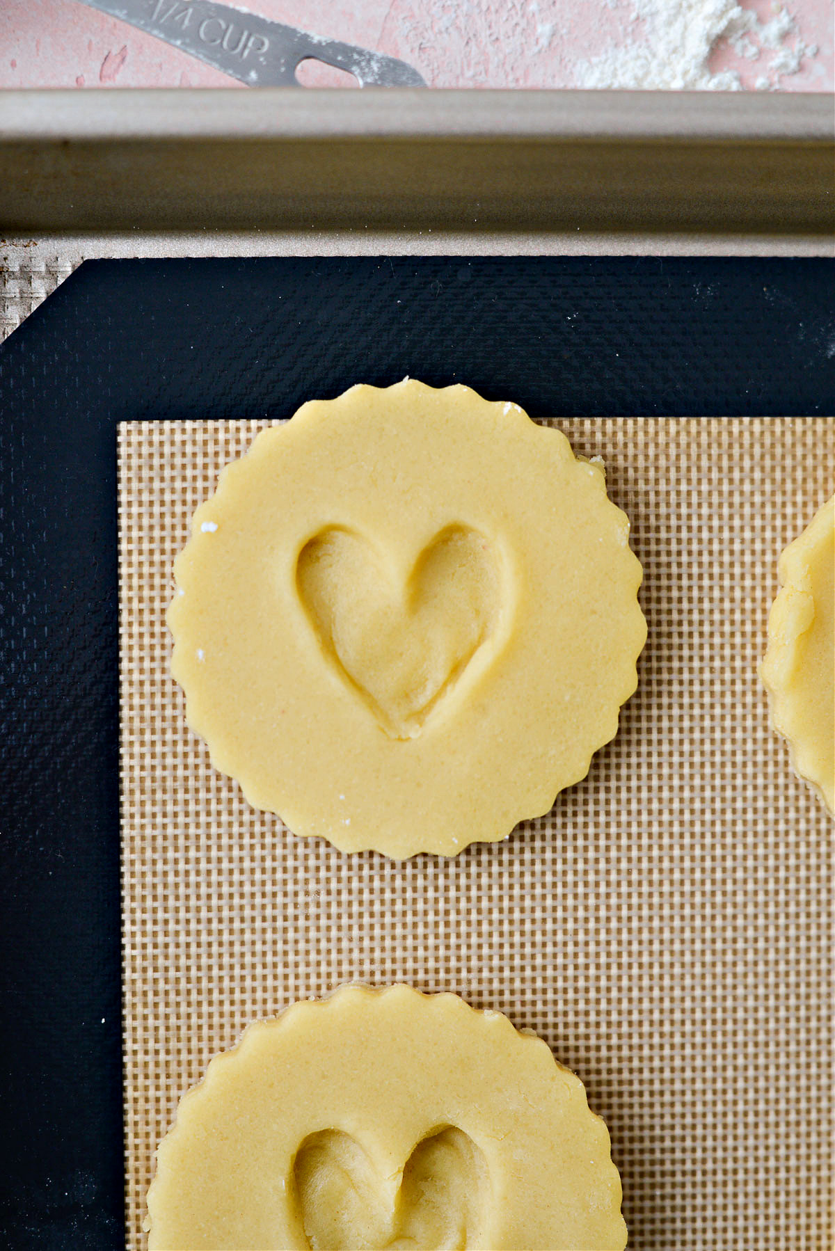 Jam Heart Butter Cookies - Simply Scratch