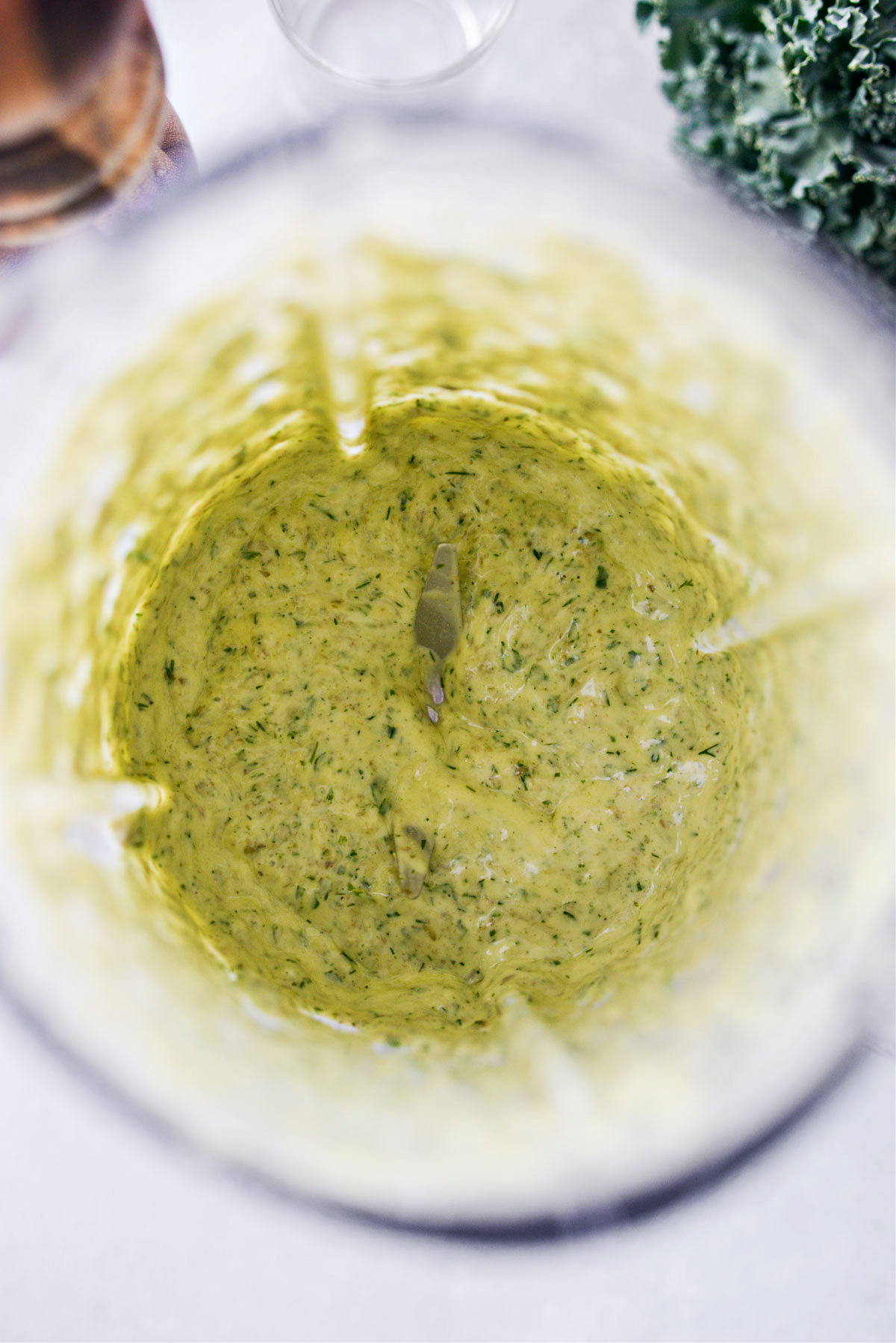 Kale Salad with Creamy Caper Dressing - Simply Scratch