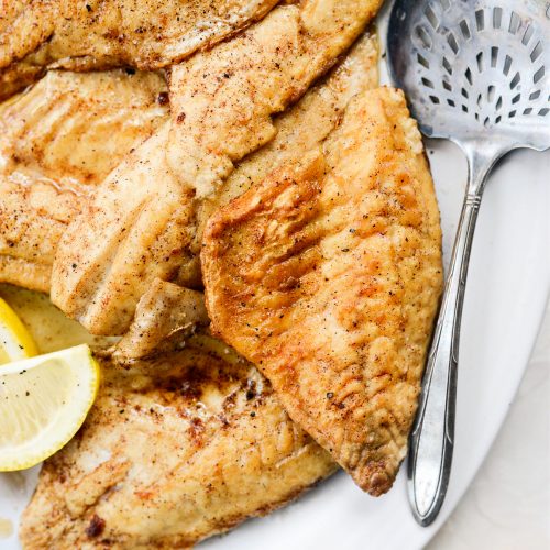 Lemon Brown Butter Perch - Simply Scratch