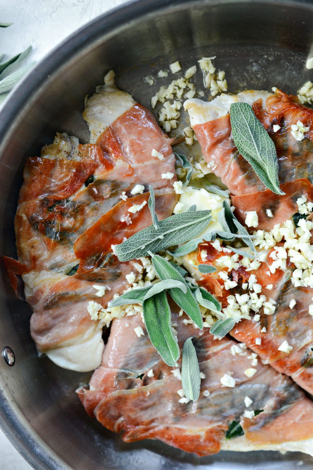 Garlic Prosciutto Sage Chicken - Simply Scratch