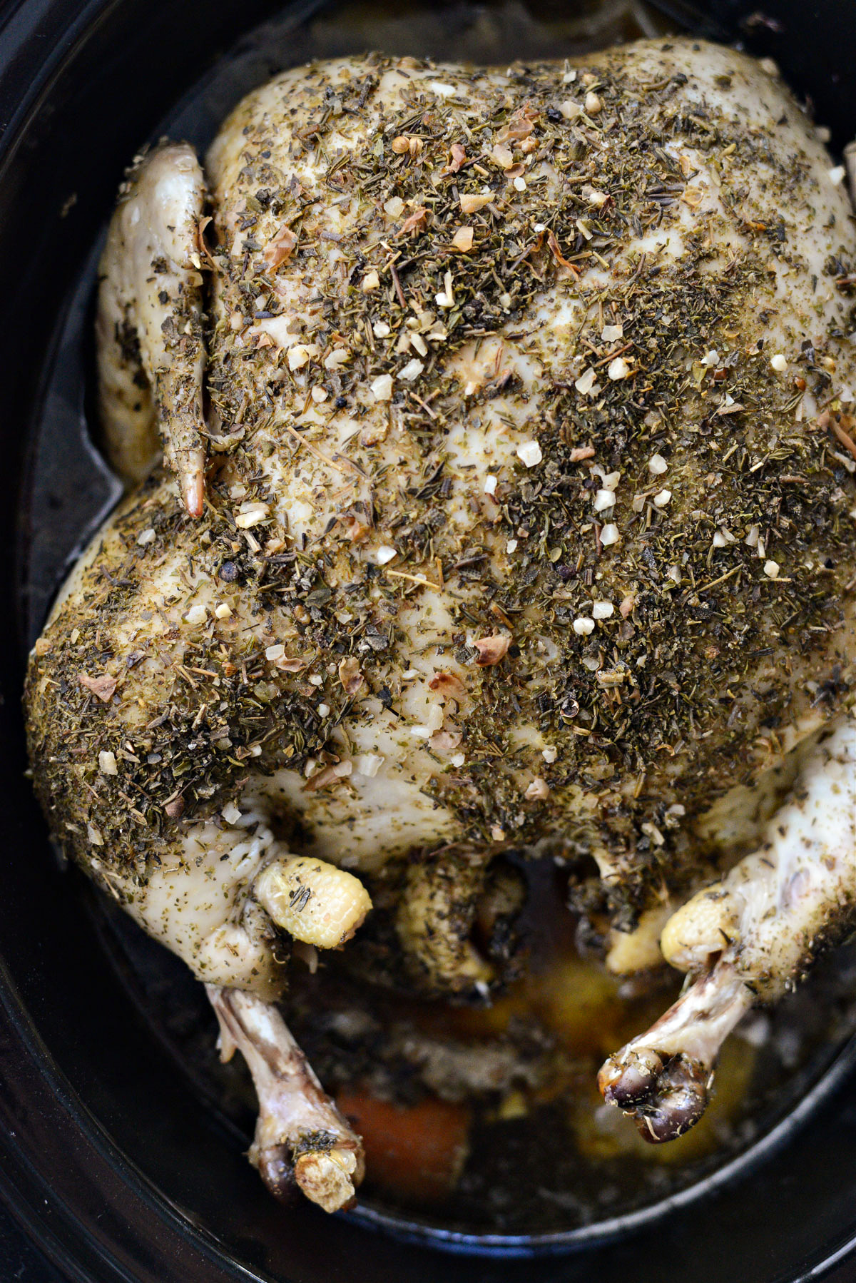 Slow Cooker Whole Chicken - Simply Scratch