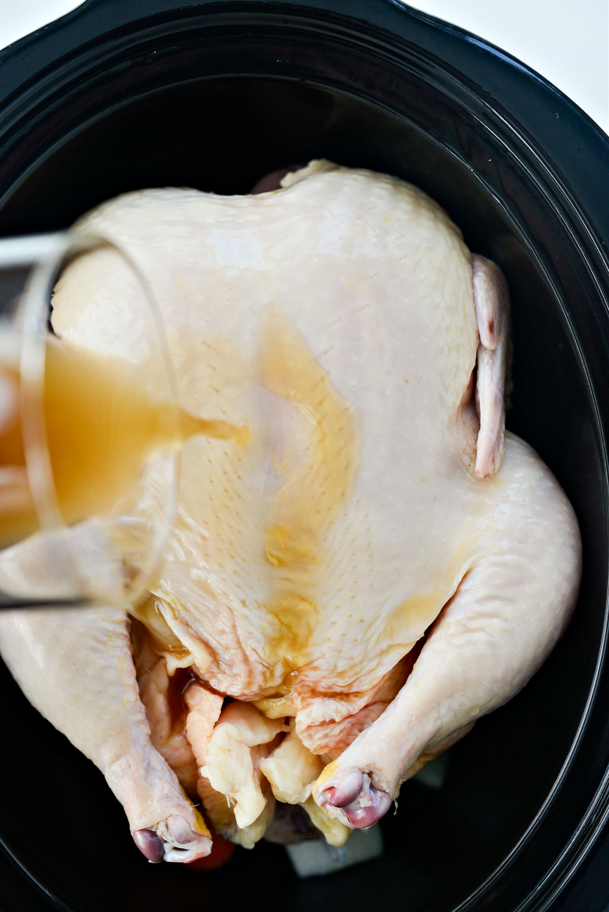 Slow Cooker Whole Chicken - Simply Scratch