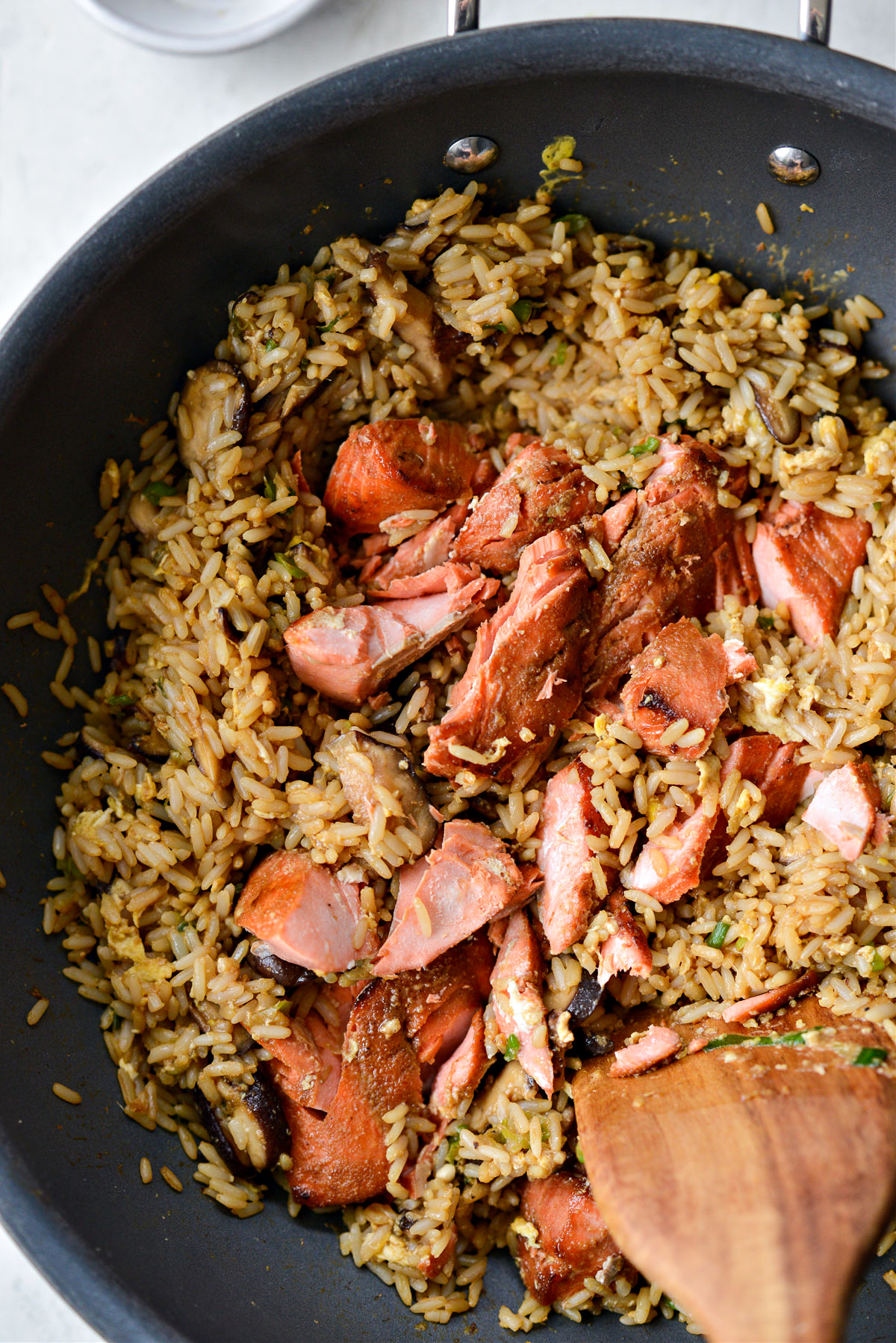 Salmon Fried Rice - Simply Scratch