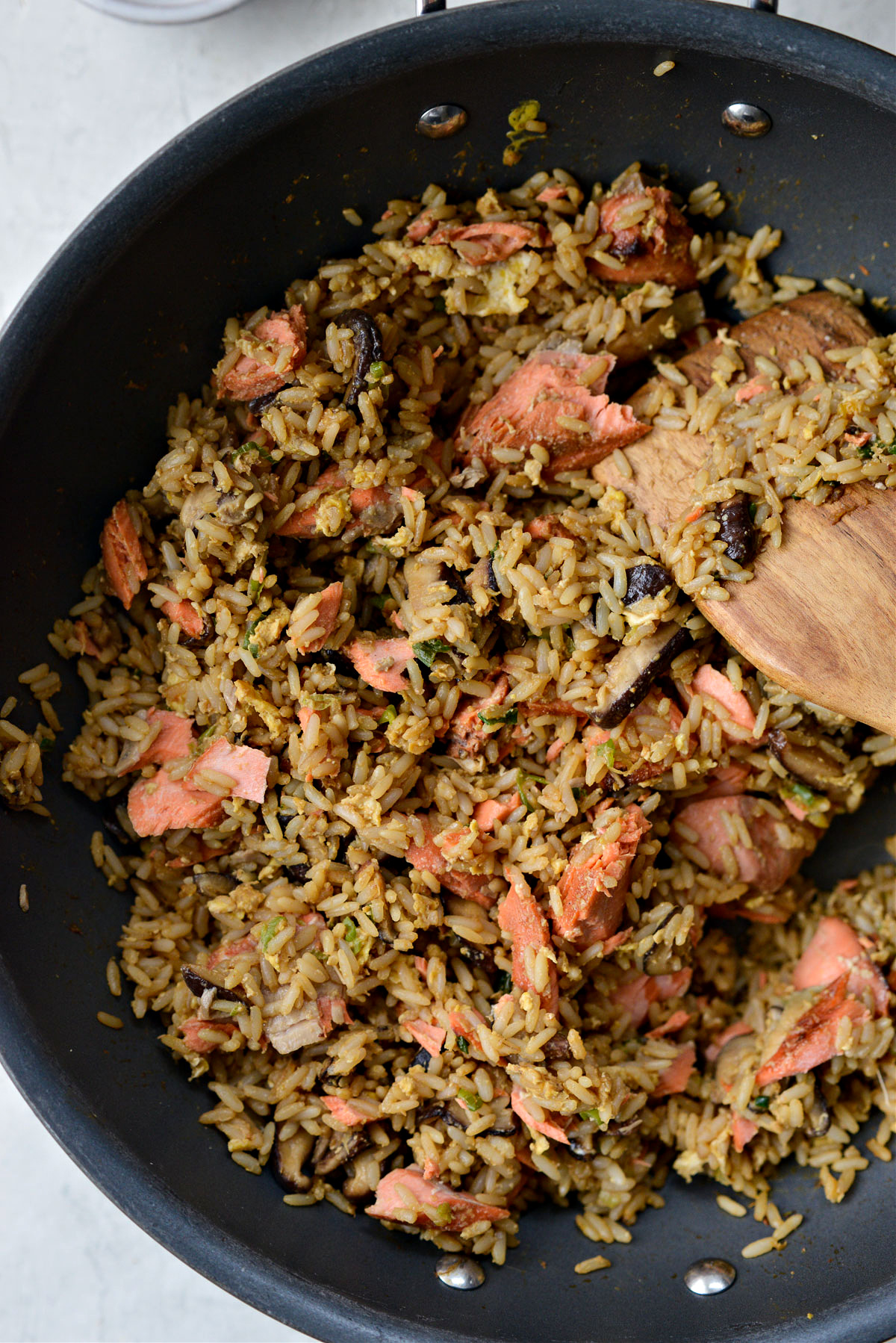 Salmon Fried Rice - Simply Scratch