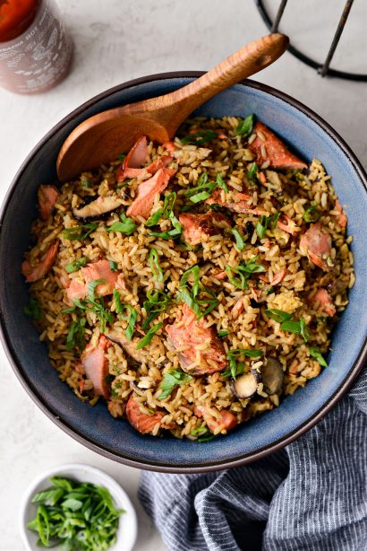 Salmon Fried Rice - Simply Scratch