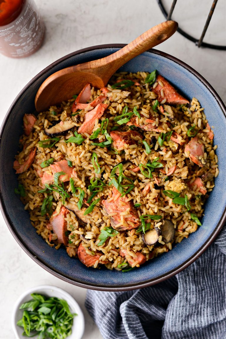 Salmon Fried Rice - Simply Scratch