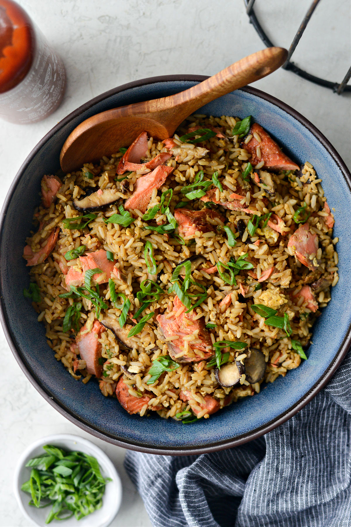 Salmon Fried Rice - Simply Scratch
