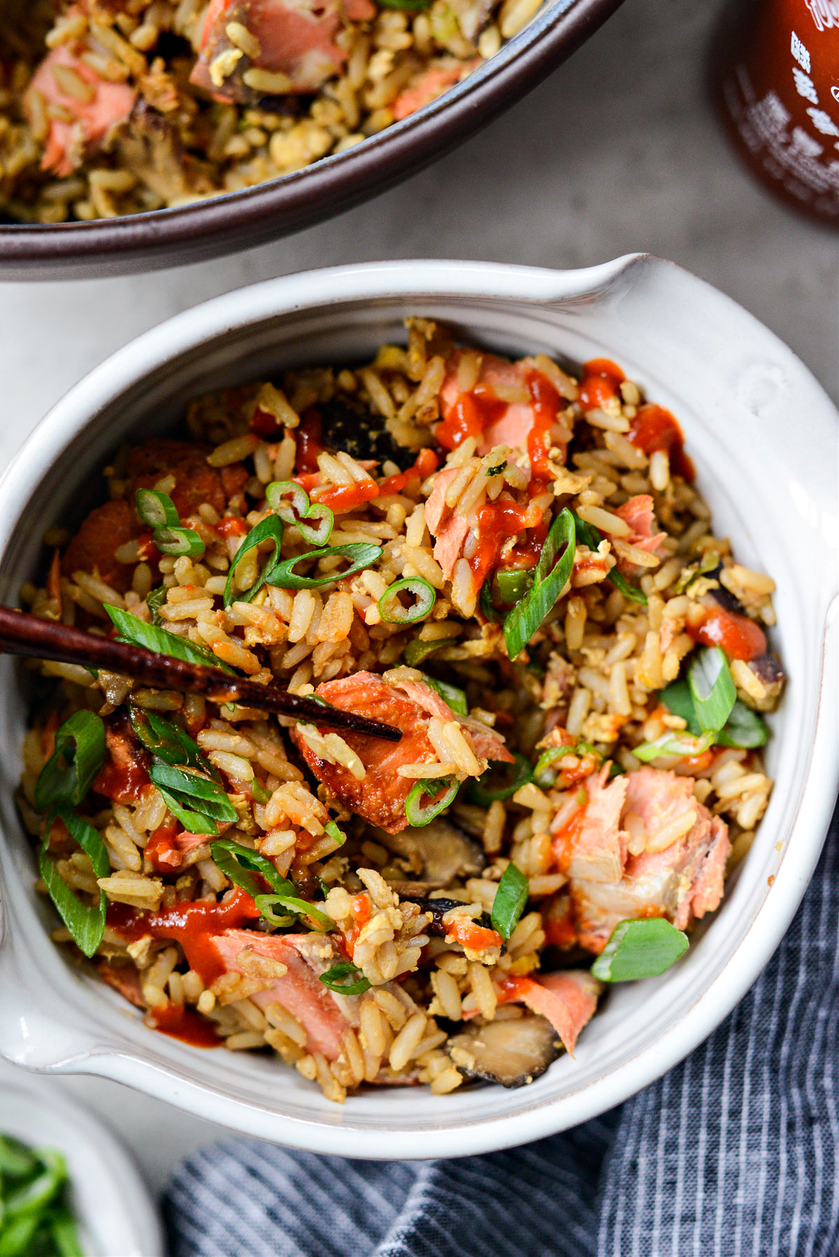 Salmon Fried Rice - Simply Scratch