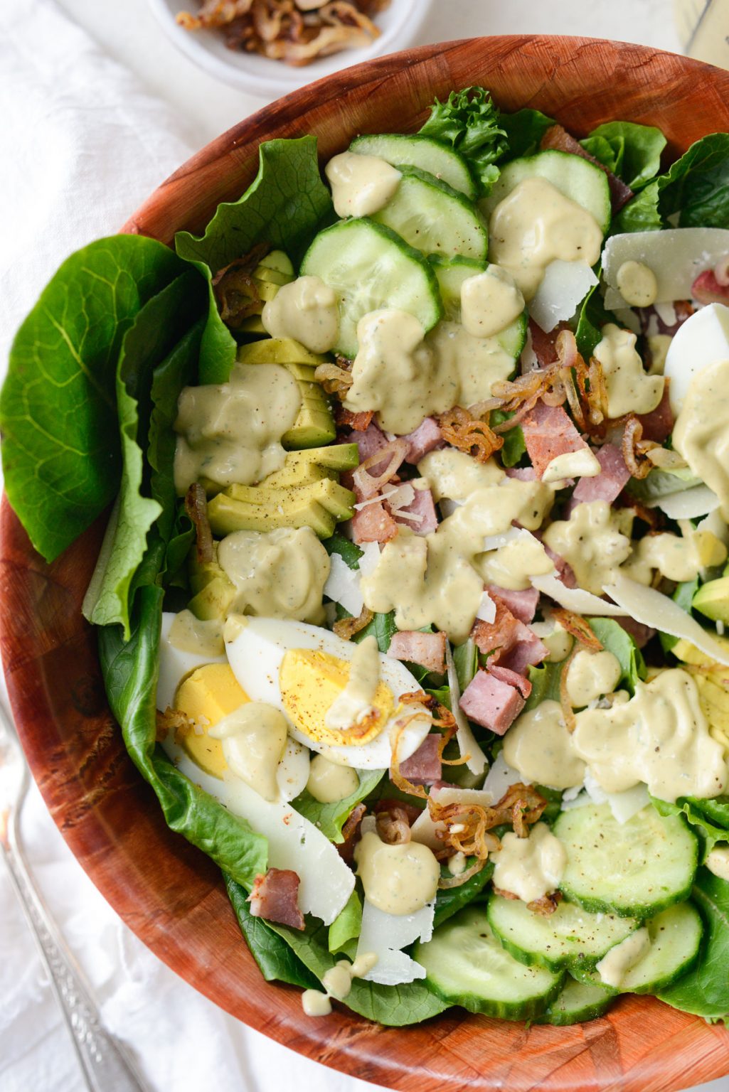Shoreline Salad with Avocado Ranch Dressing - Simply Scratch