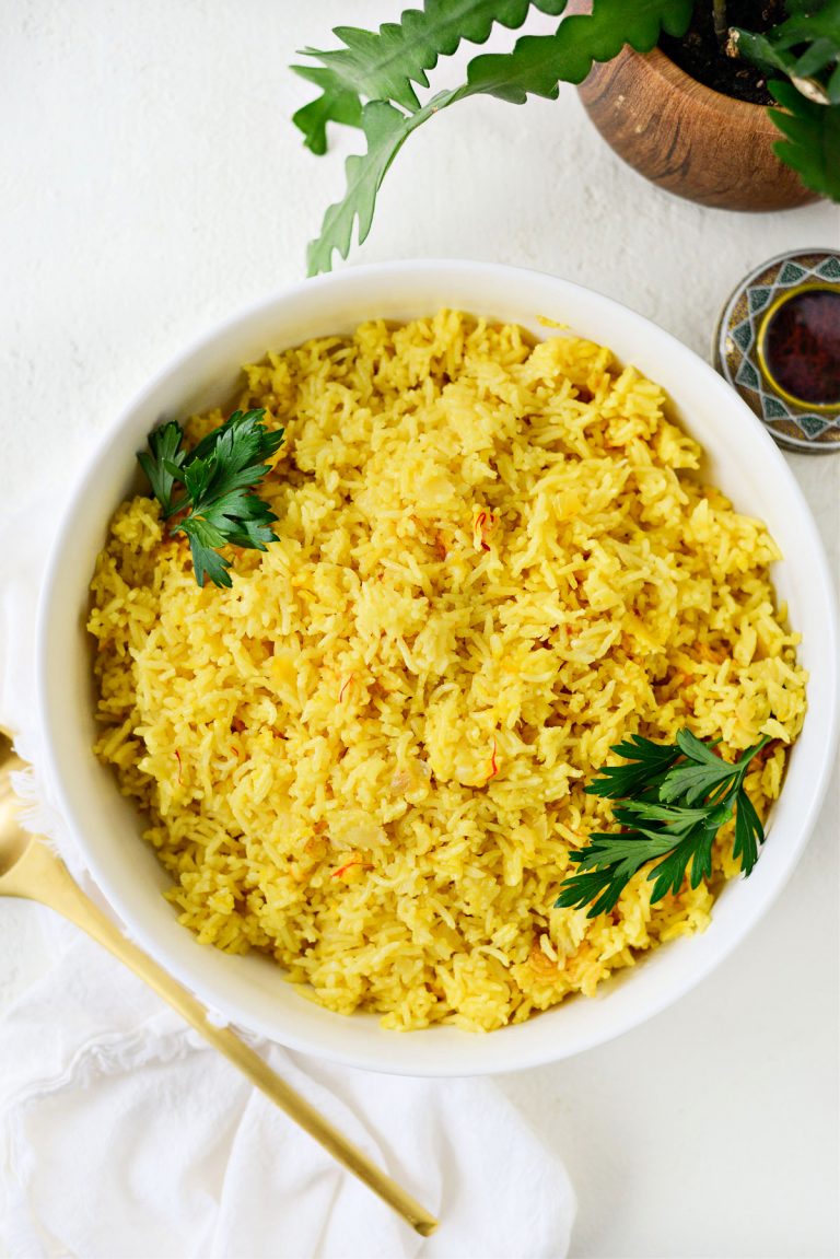 Saffron Rice Recipe - Simply Scratch