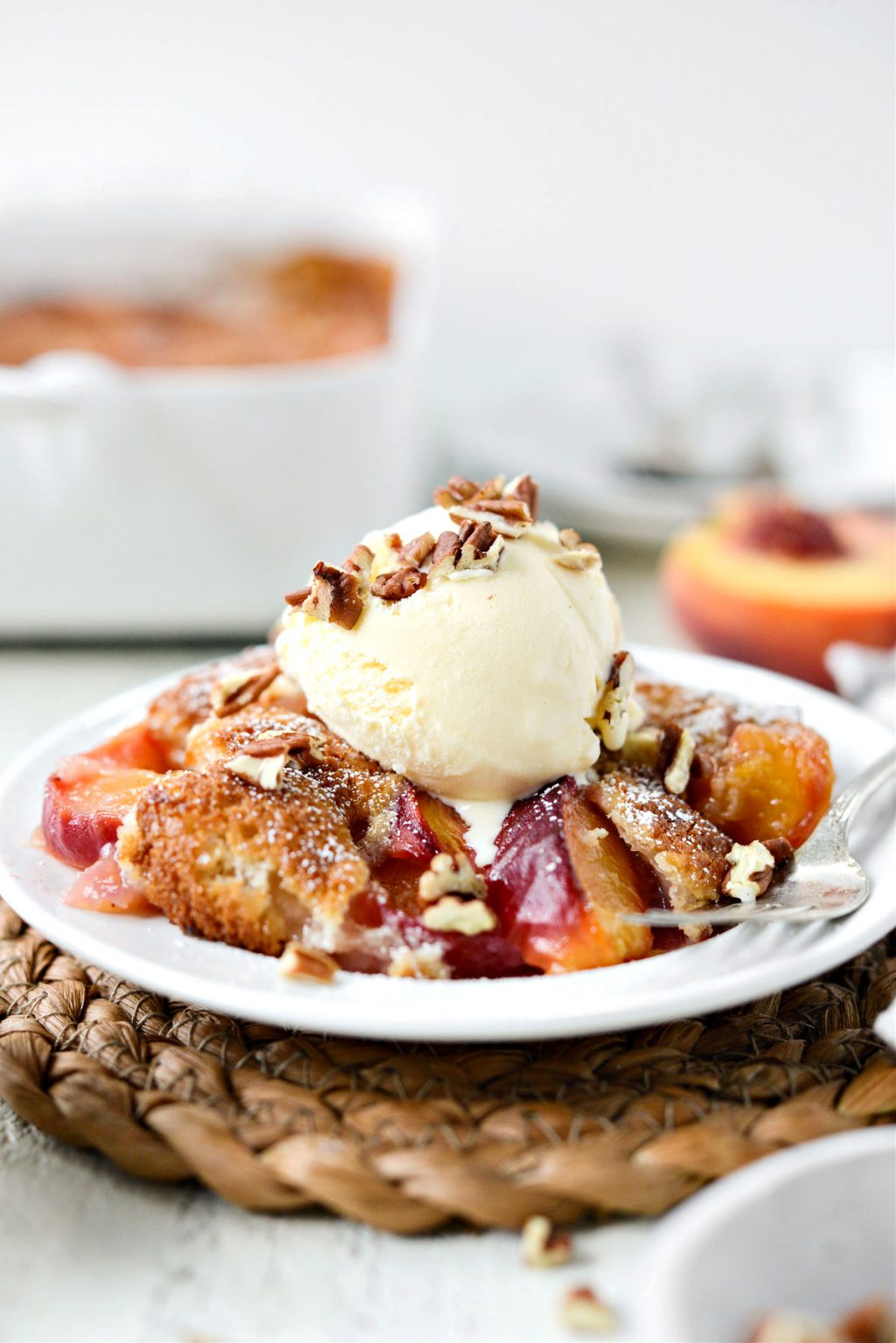 Brown Butter Peach Cobbler - Simply Scratch