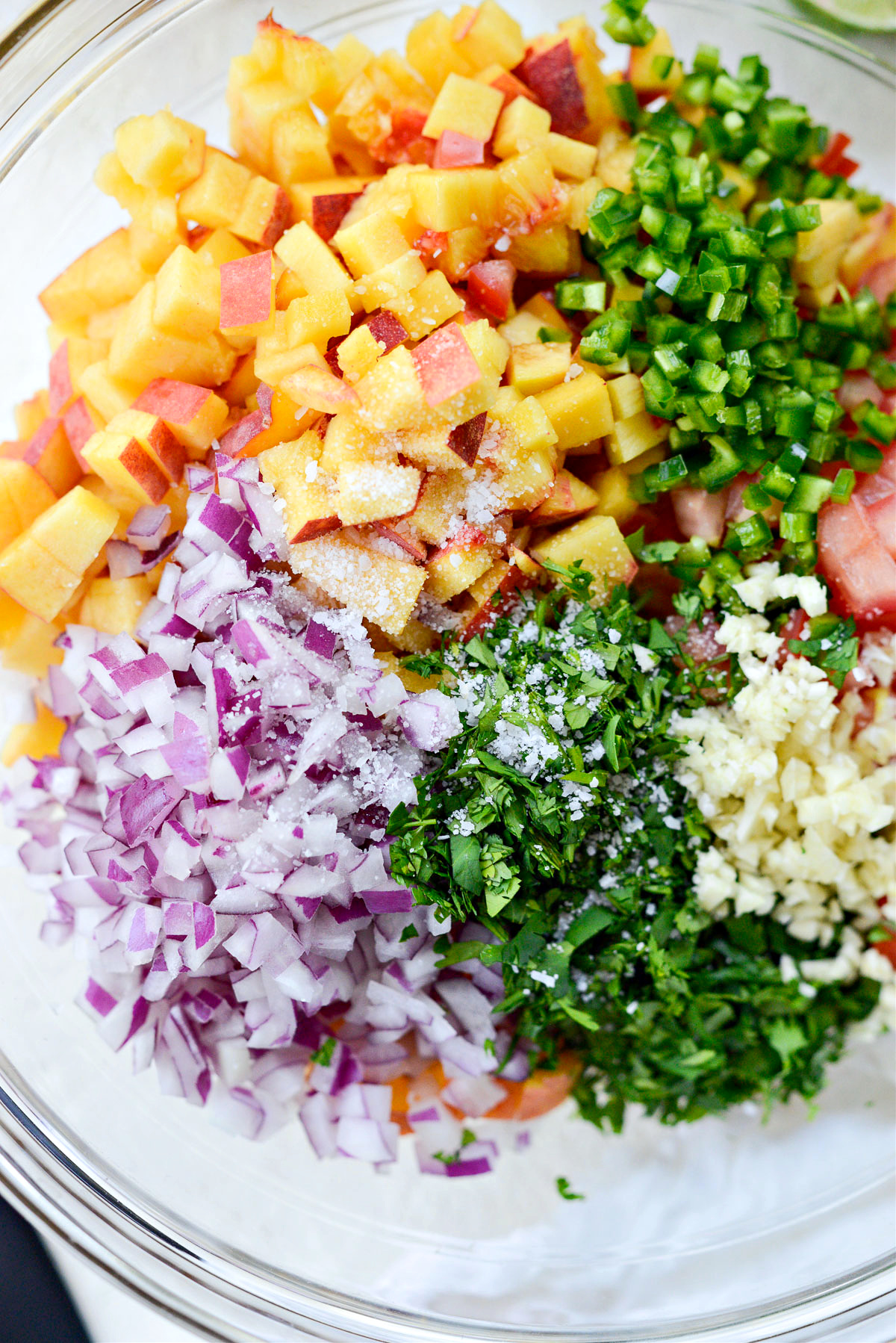 Fresh Peach Salsa - Simply Scratch