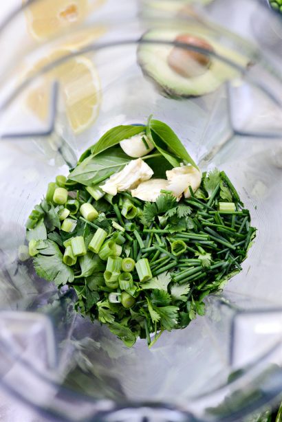 Green Goddess Hummus - Simply Scratch