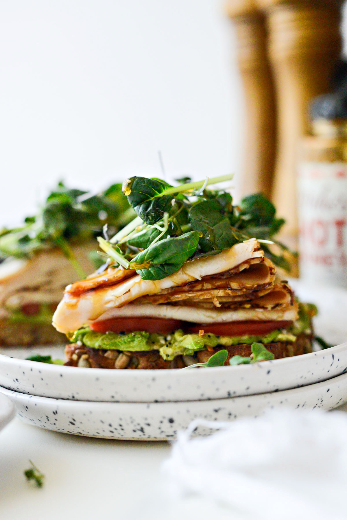 Hot Honey Turkey Avocado Toast - Simply Scratch