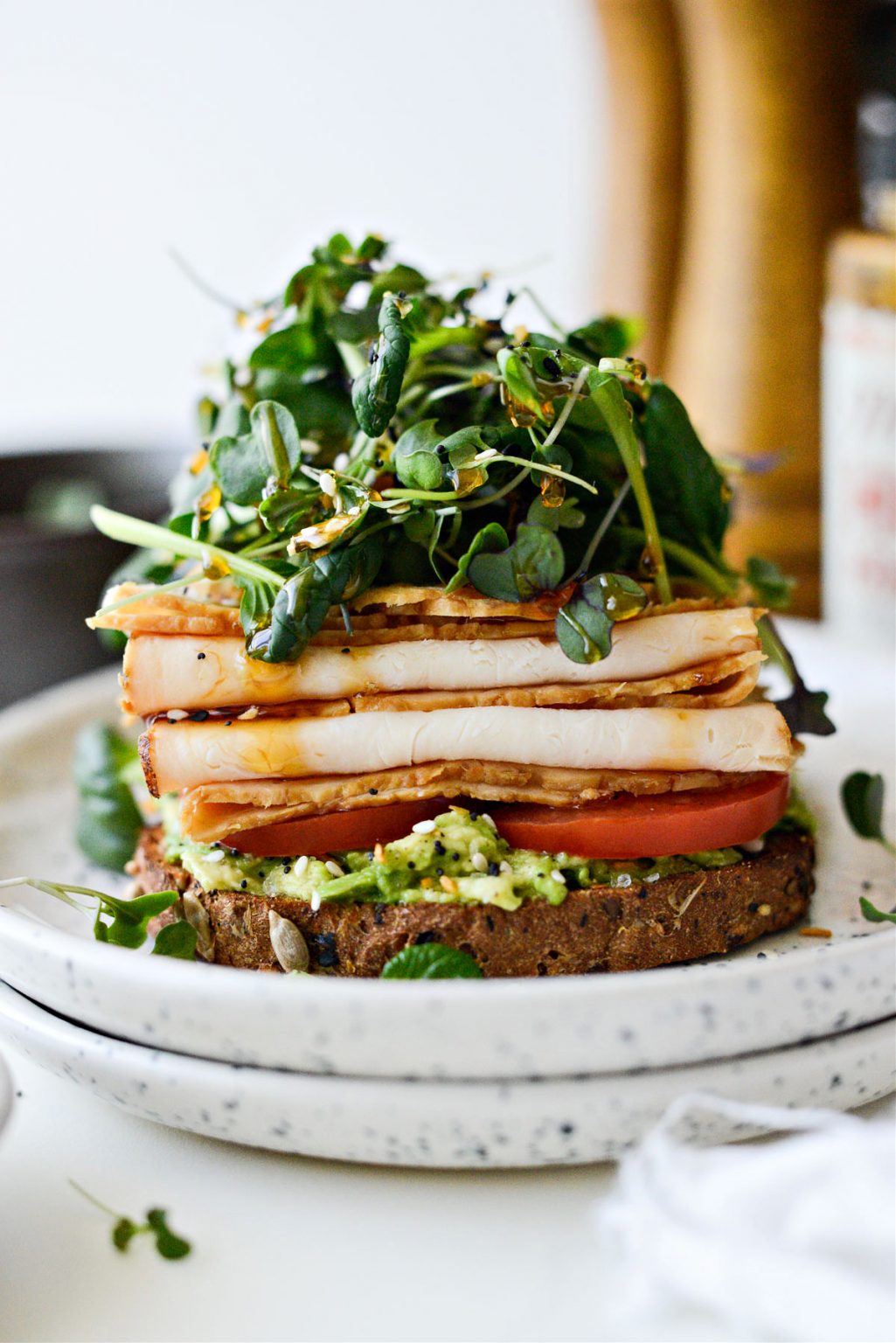 Hot Honey Turkey Avocado Toast - Simply Scratch