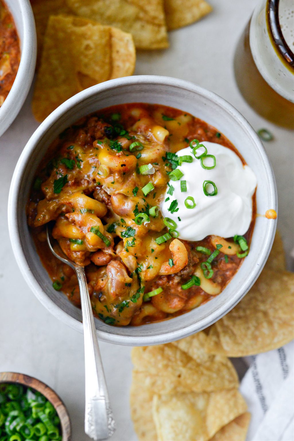 One Pot Chili Mac and Cheese - Simply Scratch
