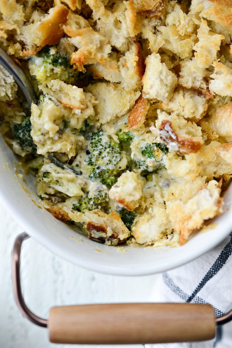 Homemade Broccoli Casserole - Simply Scratch