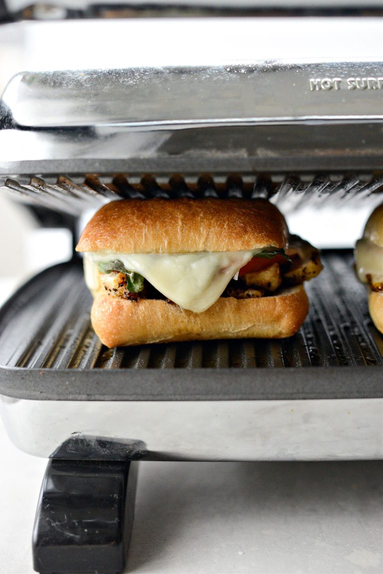 Chicken Caprese Panini - Simply Scratch