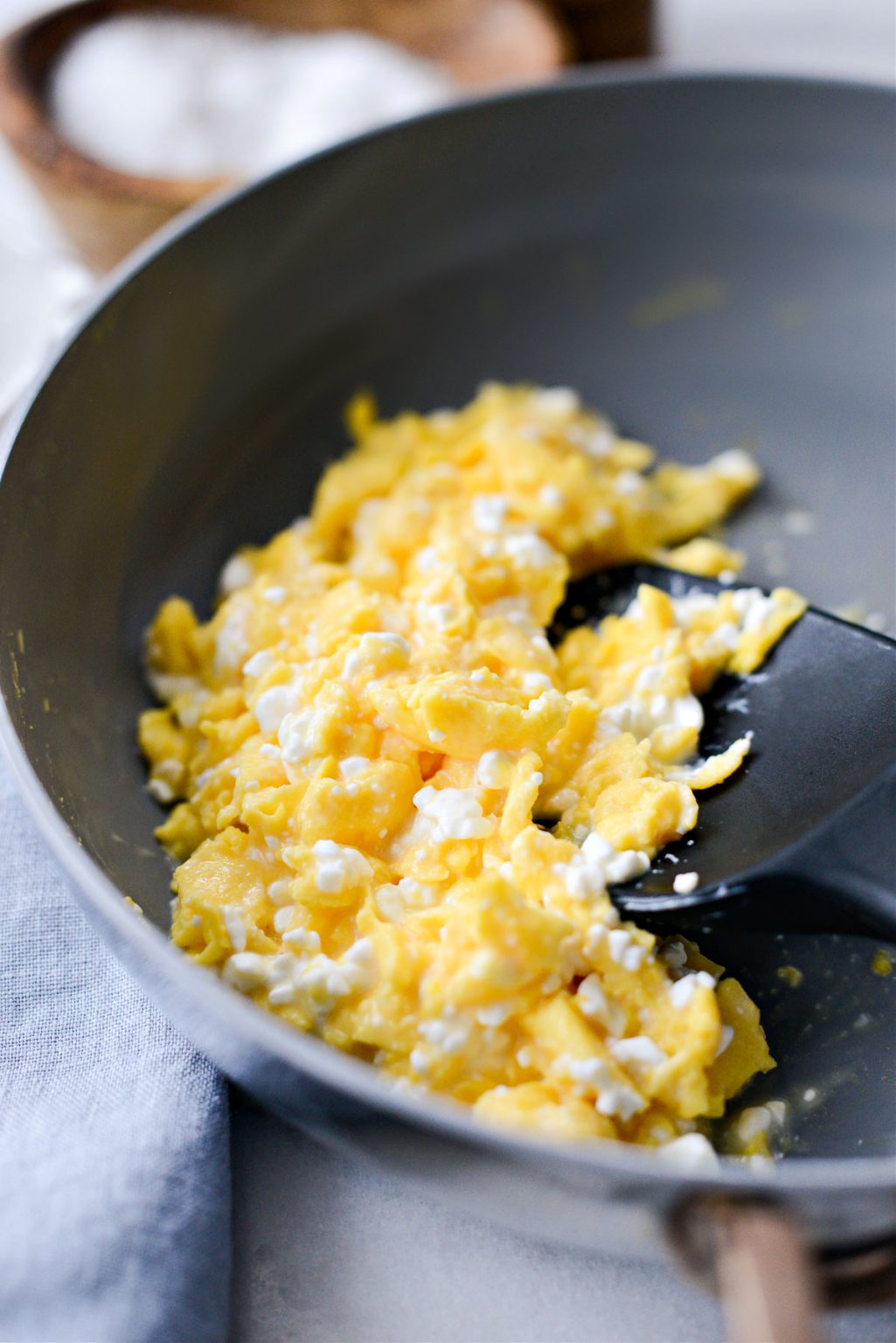 Scrambled Eggs with Cottage Cheese - Simply Scratch