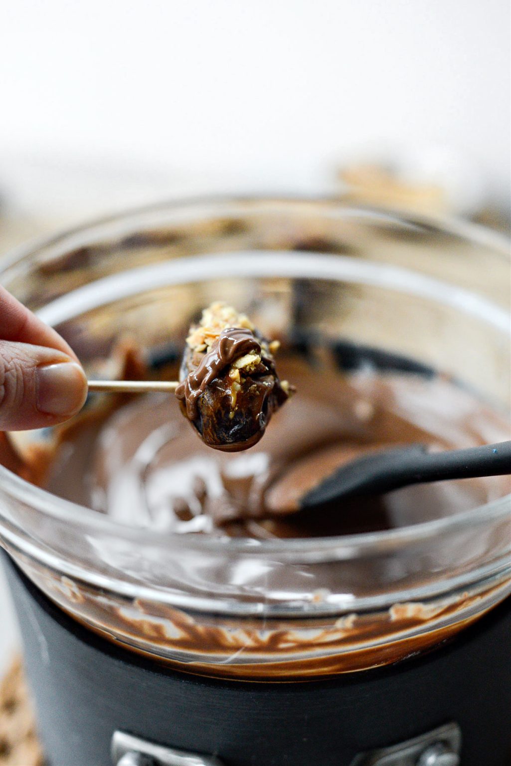 Salted Snickers Stuffed Dates - Simply Scratch