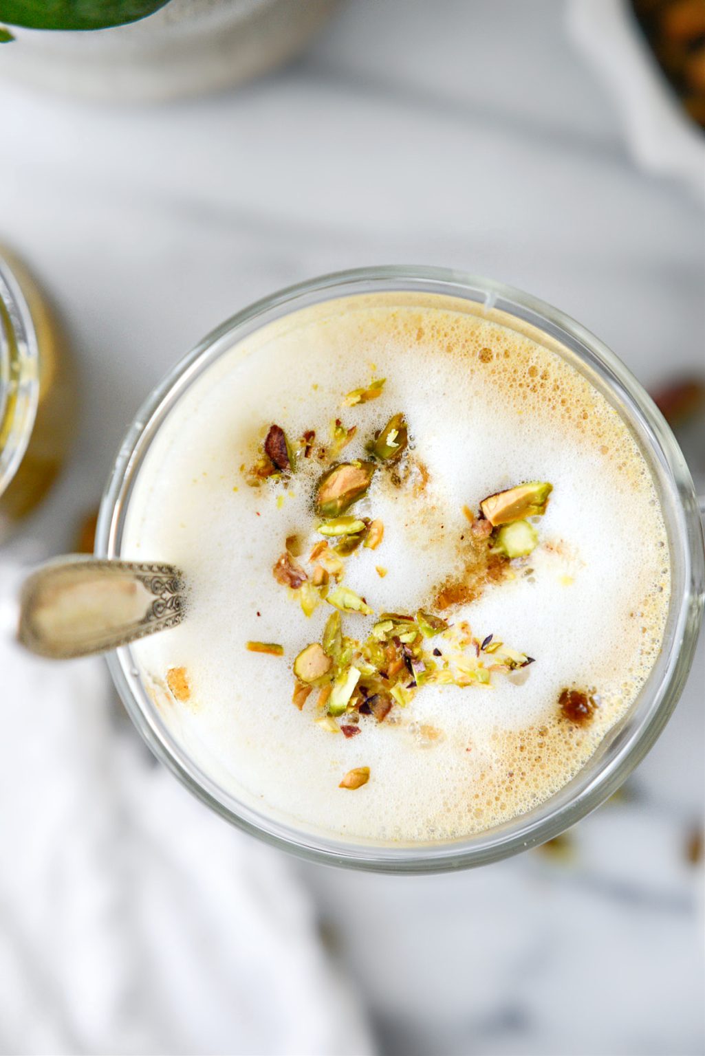 Pistachio Oat Milk Latte - Simply Scratch