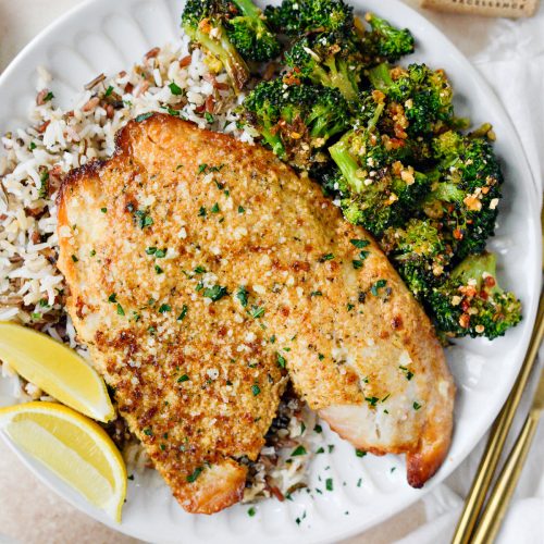Broiled Tilapia Parmesan - Simply Scratch