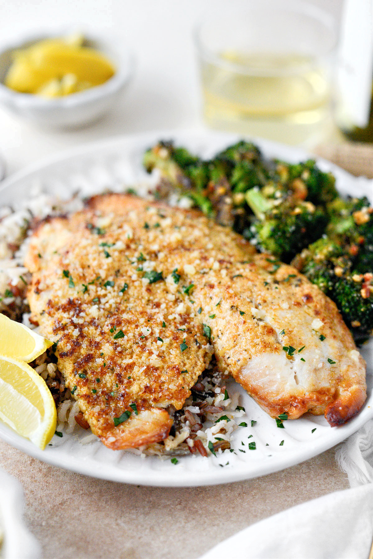 Broiled Tilapia Parmesan - Simply Scratch