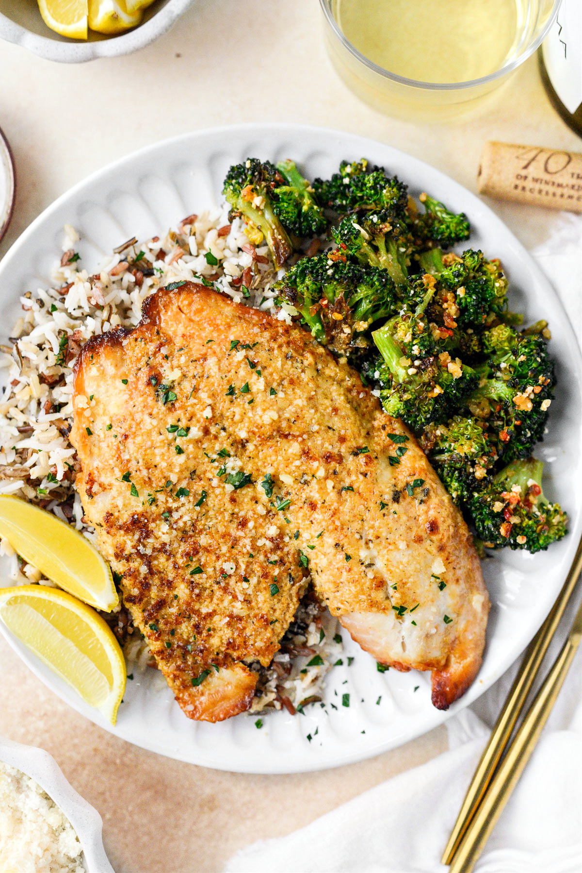 Broiled Tilapia Parmesan - Simply Scratch