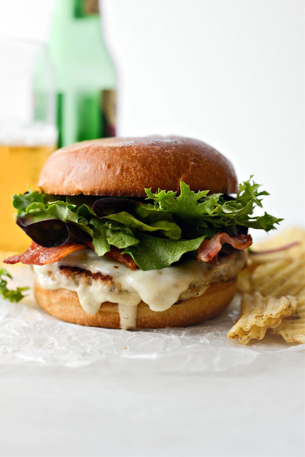 Bacon Jalapeño Chicken Smash Burgers - Simply Scratch